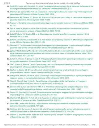 Placenta previa epidemiology, clinical features, diagnosis, morbidity ...