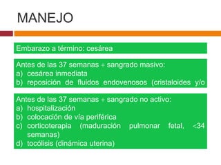 Placenta Previa - Cerclaje Cervical | PPTX