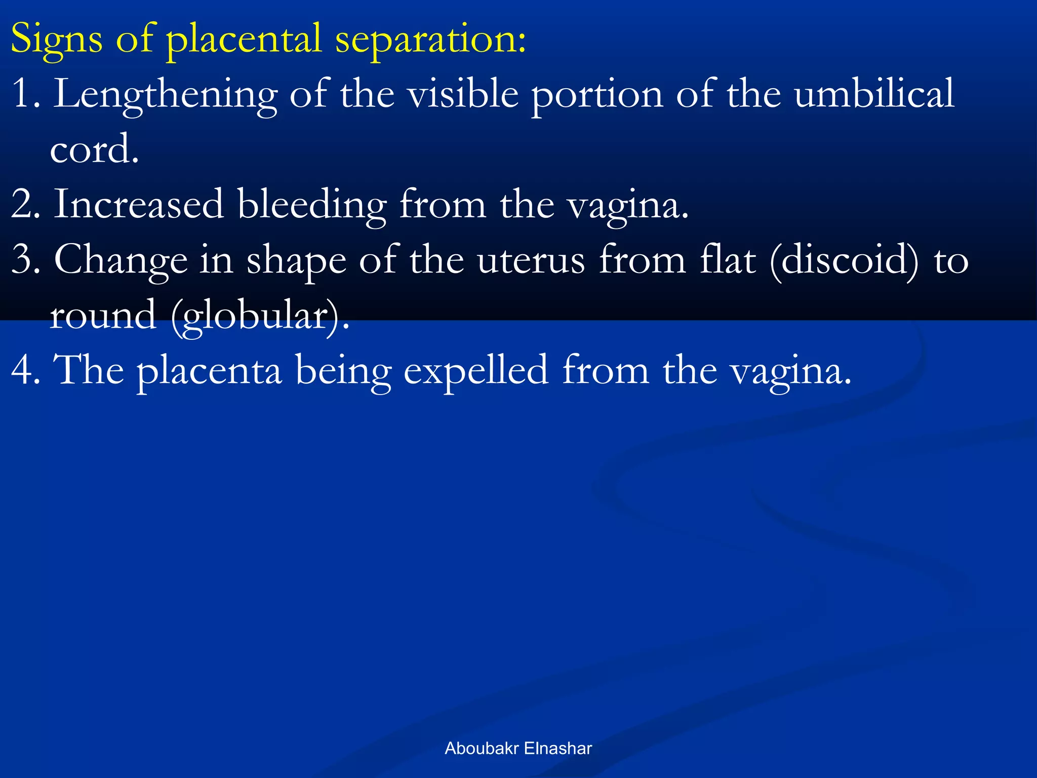 Retained placenta | PPT