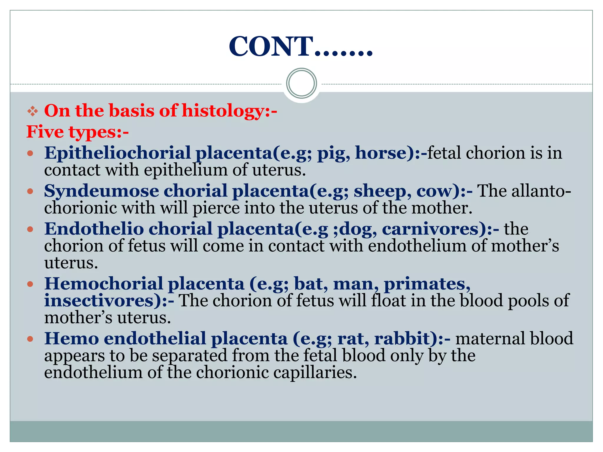 Placenta structure and functions | PPT