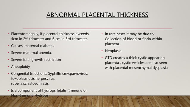 Placenta types and grading | PPTX | Pregnancy | Reproductive Health