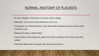 Placenta types and grading | PPTX