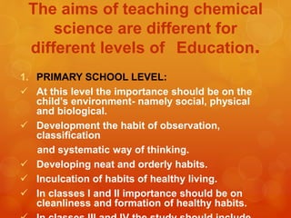 Place of science in school curriculum | PPTX