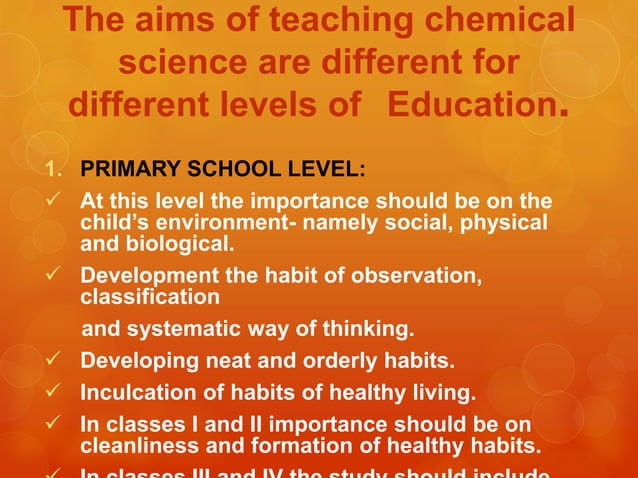 Place of science in school curriculum | PPTX