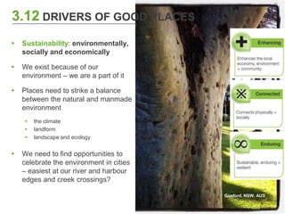 Place qualities - section 3 intro to urban design and placemaking | PPTX