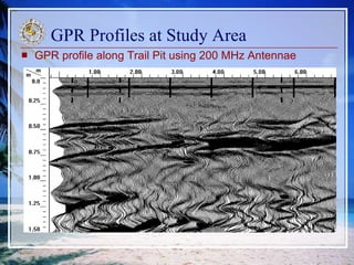 Application of Ground Penetrating Radar in Subsurface mapping | PPT