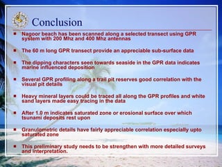 Application of Ground Penetrating Radar in Subsurface mapping | PPT