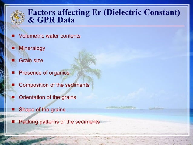 Application Of Ground Penetrating Radar In Subsurface Mapping Ppt