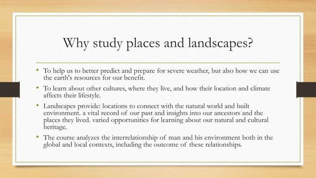 Places-and-Landscapes-in-a-Changing-World-Lesson-1-ppt.pptx | Geography ...