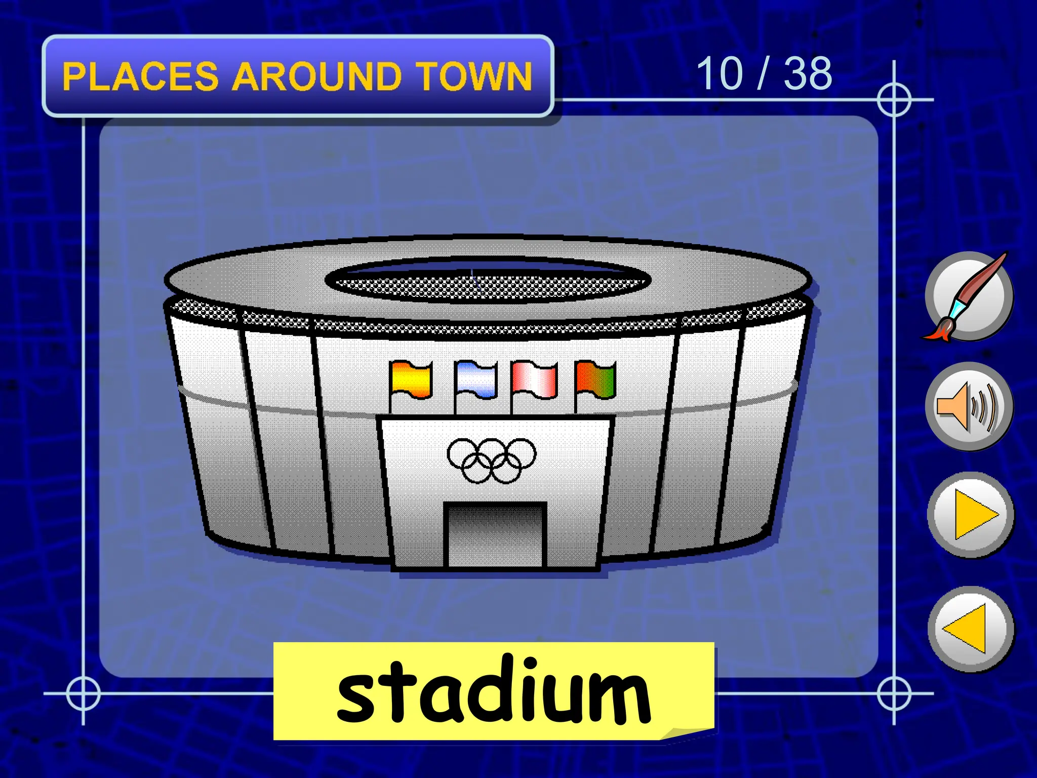 places-around-town-ppt-flashcards-fun-activities-games-picture ...