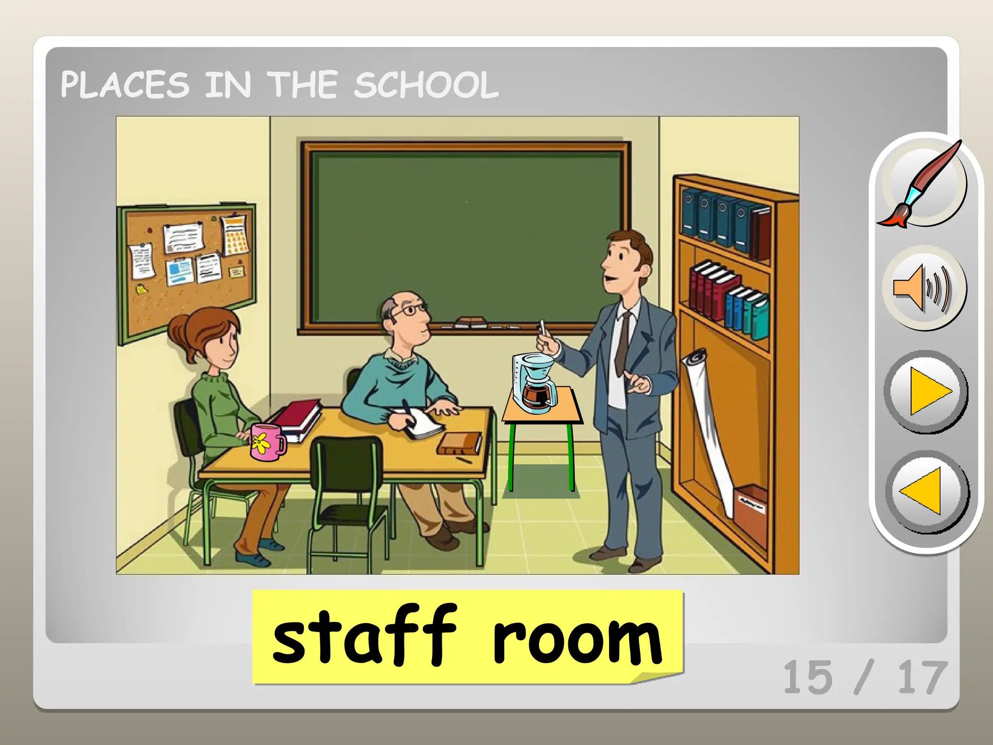 places-in-the-school-ppt-flashcards-fun-activities-games-picture ...