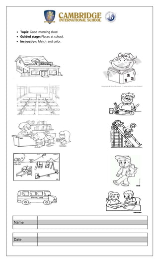 Places at school | DOCX