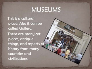 Places in a city | PPTX