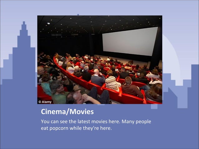 Places in a city vocabulary | PPT | Travel Preparation and Advice | Travel