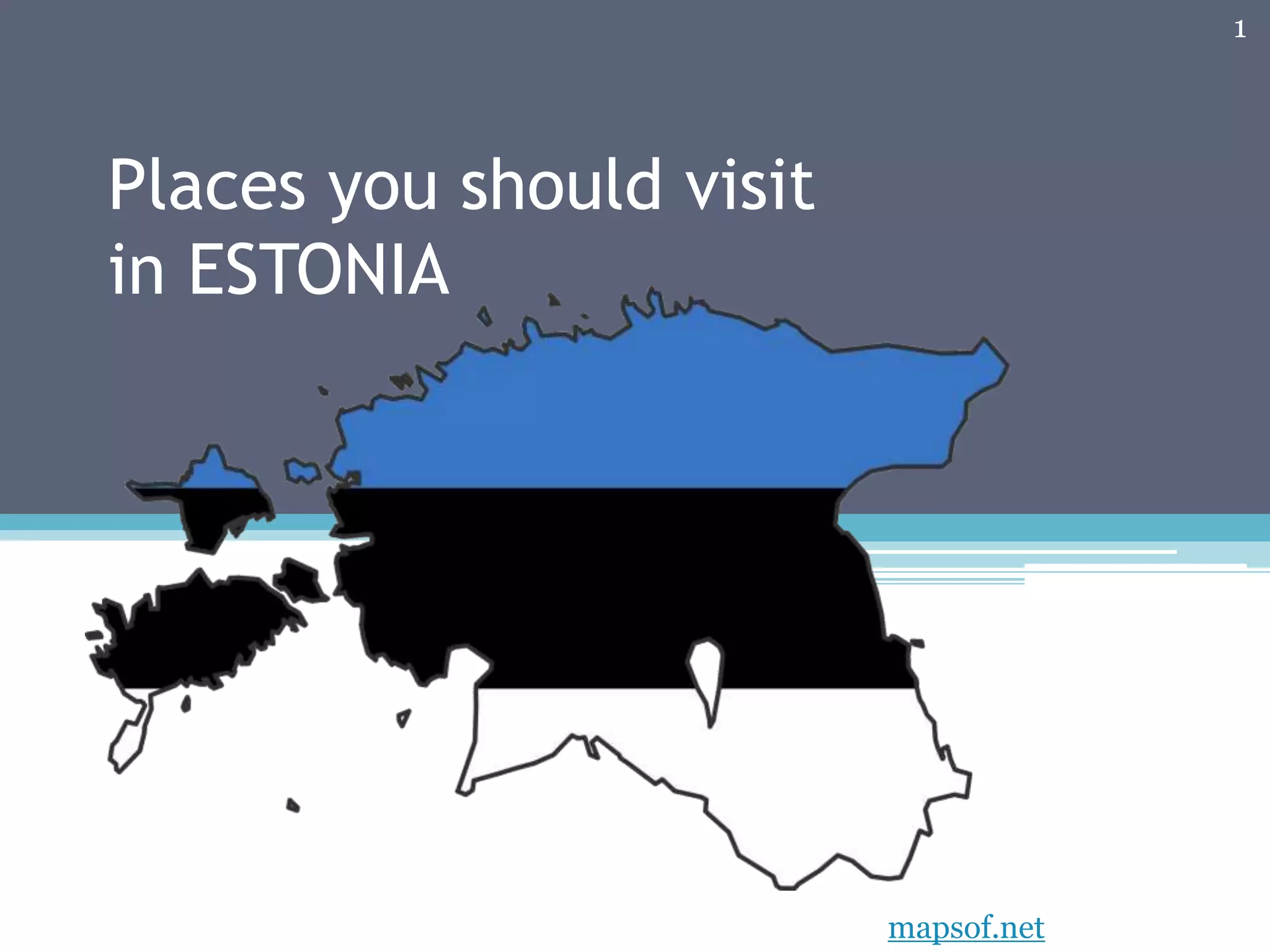 Places in Estonia | PPTX