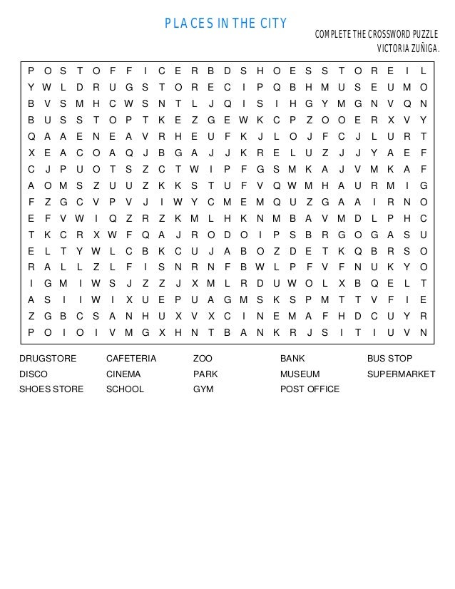 Places in the city 2