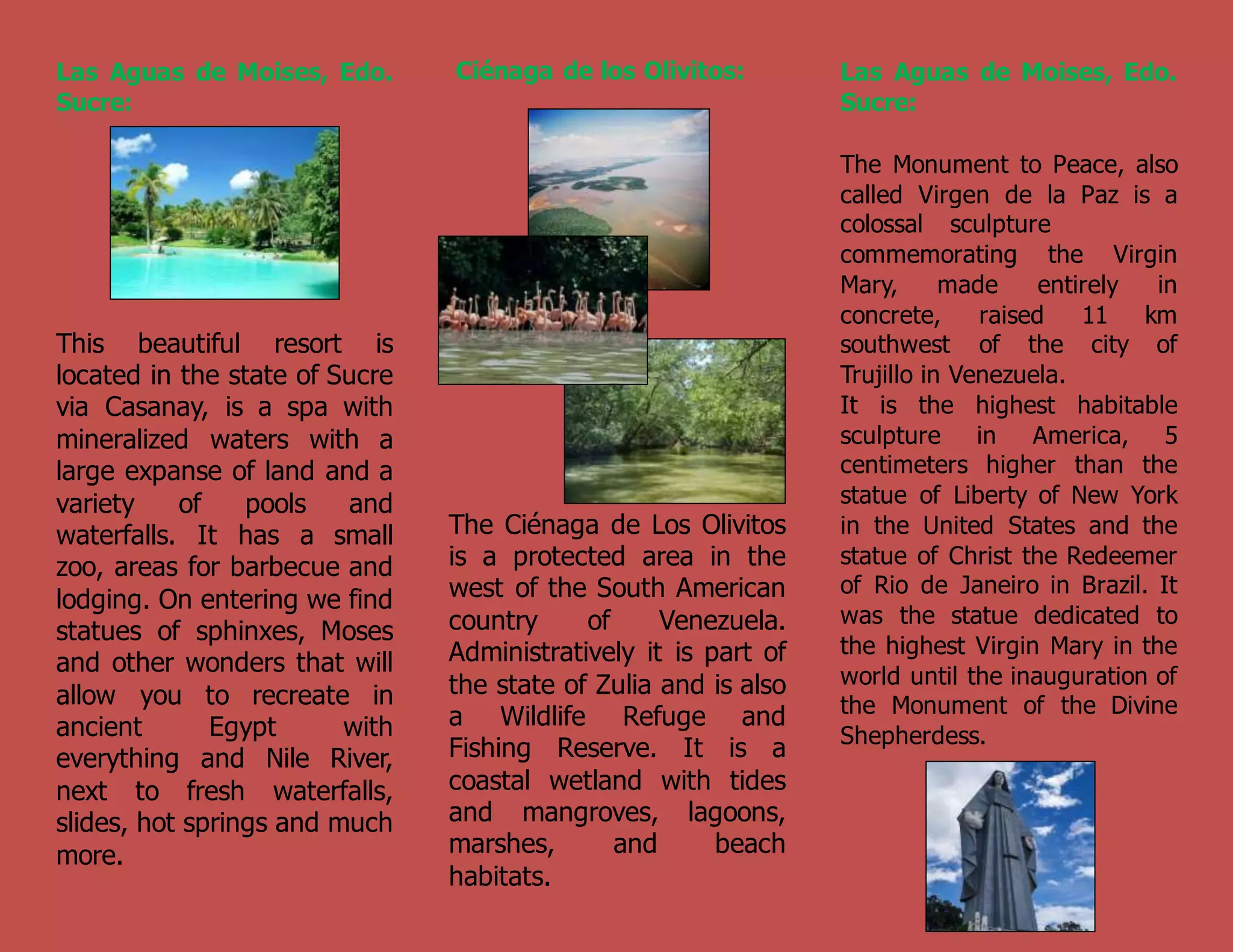 Places of culture in venezuela | DOCX