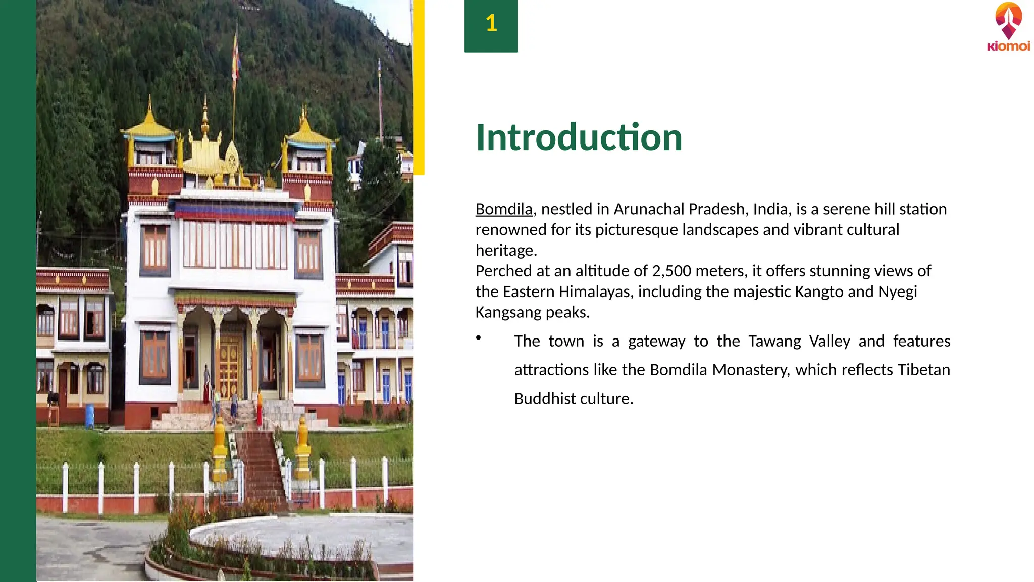 Bomdila Monastery: Serenity in the Himalayas | PPTX