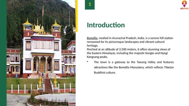 Bomdila Monastery: Serenity in the Himalayas | PPTX