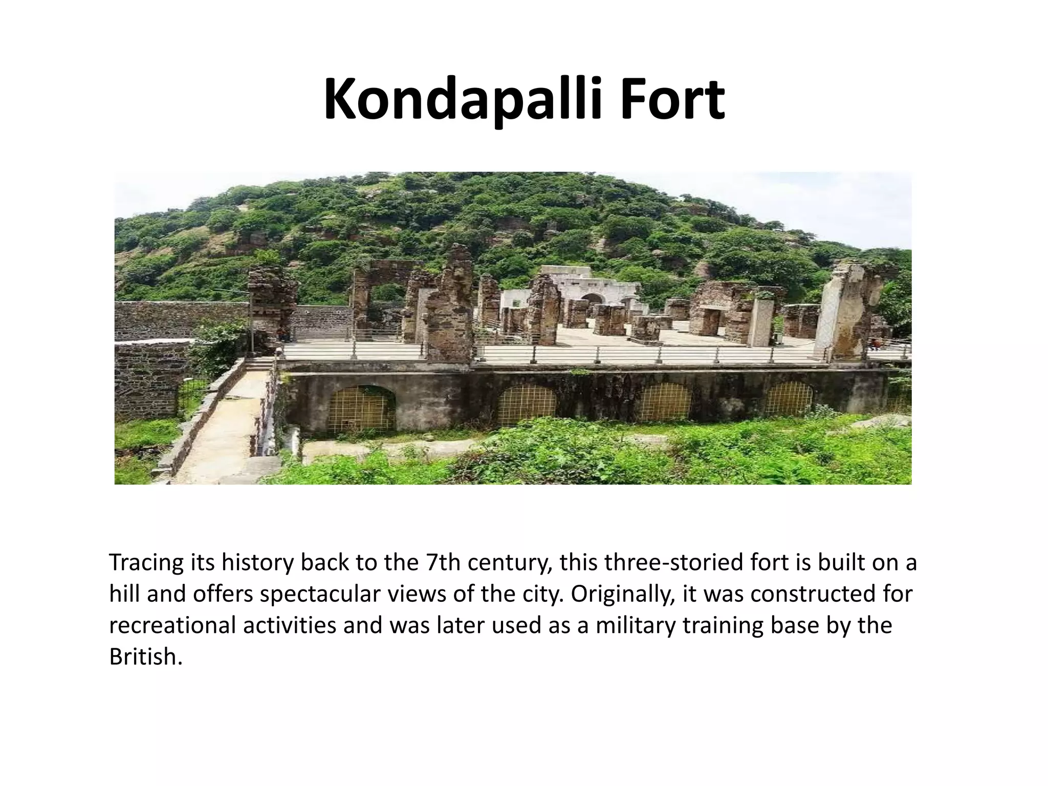 Places to visit in vijayawada | PPTX