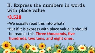 Mathematics-Place Value | PPTX