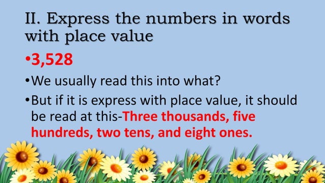 Mathematics-Place Value | PPTX