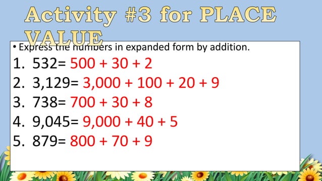 Mathematics-Place Value | PPTX