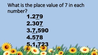 Mathematics-Place Value | PPTX
