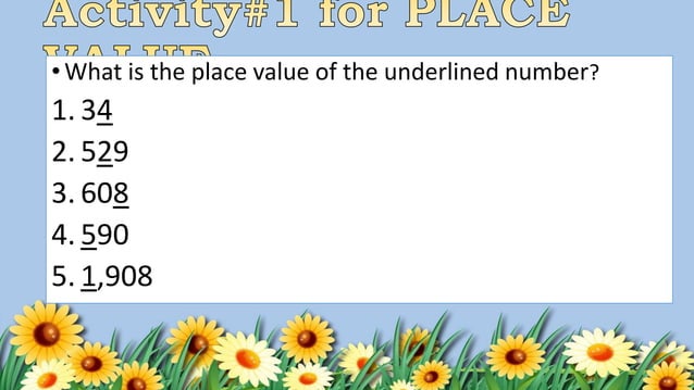 Mathematics-Place Value | PPTX