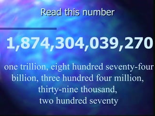 Place value #1 | PPT