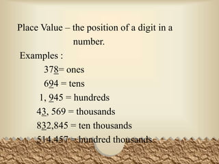 Place Value grade 3 students of Maranatha.pptx