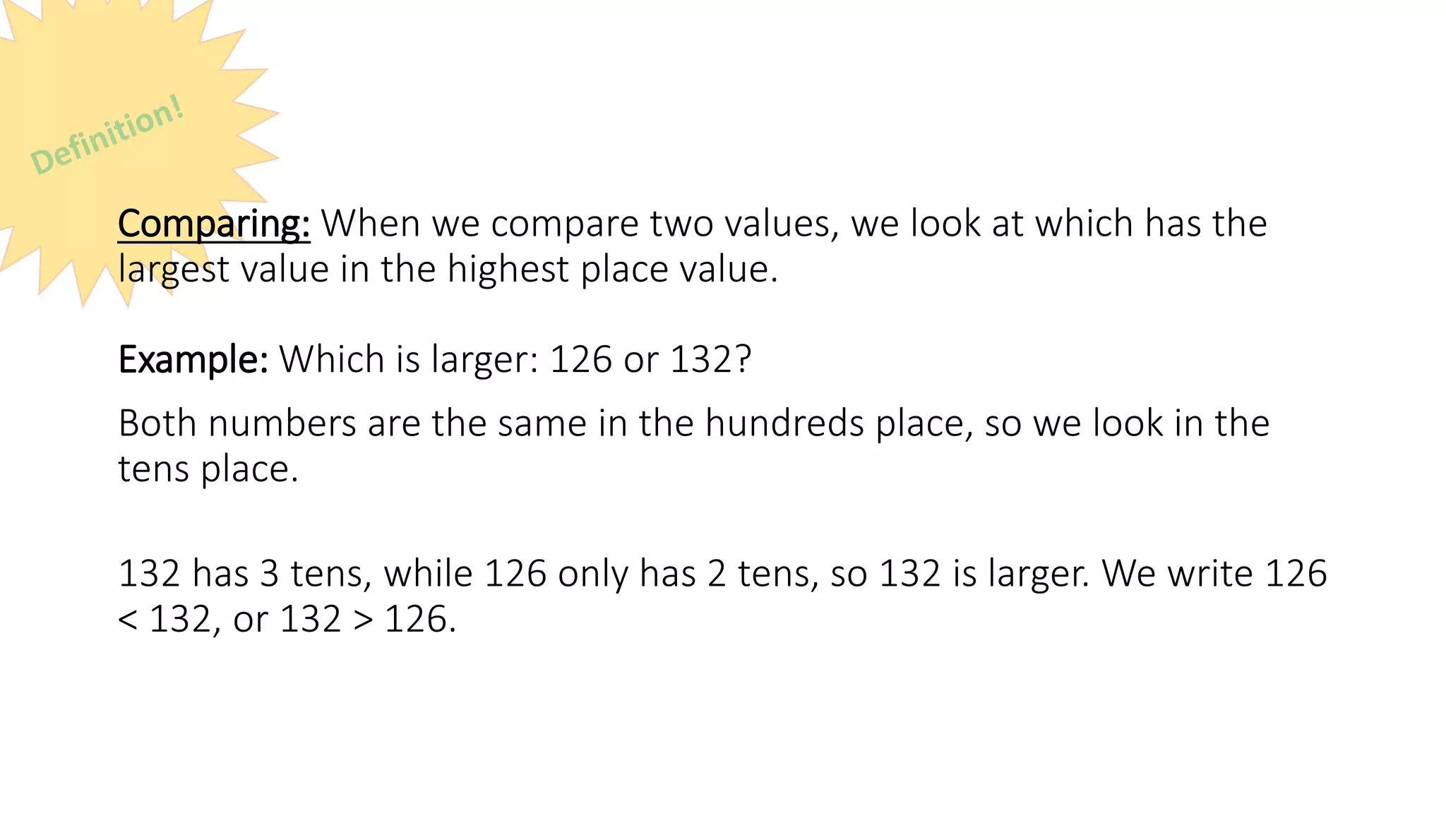 Place Value Rounding Comparing Whole Numbers Pptx Science