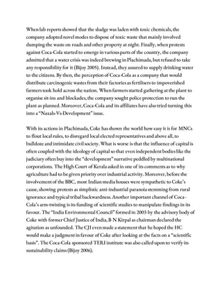 Plachimada Case | DOCX