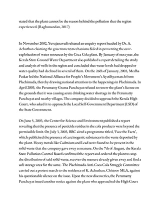 Plachimada Case | DOCX