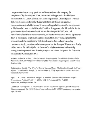 Plachimada Case | DOCX