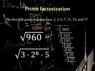 Addition and Subtraction of Radicals | PPTX