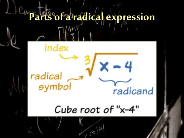 Addition and Subtraction of Radicals