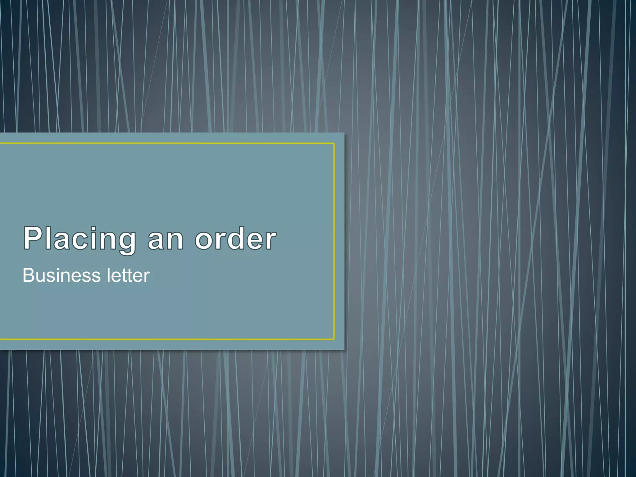 Placing an order.pptx