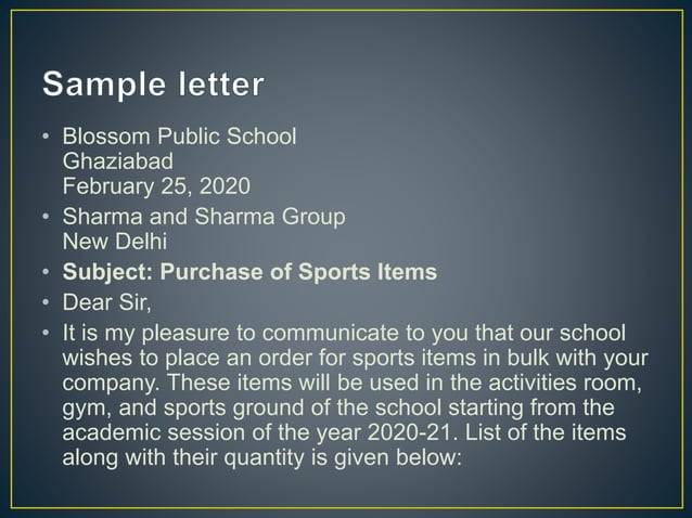 Placing an order.pptx | Cricket | Sports