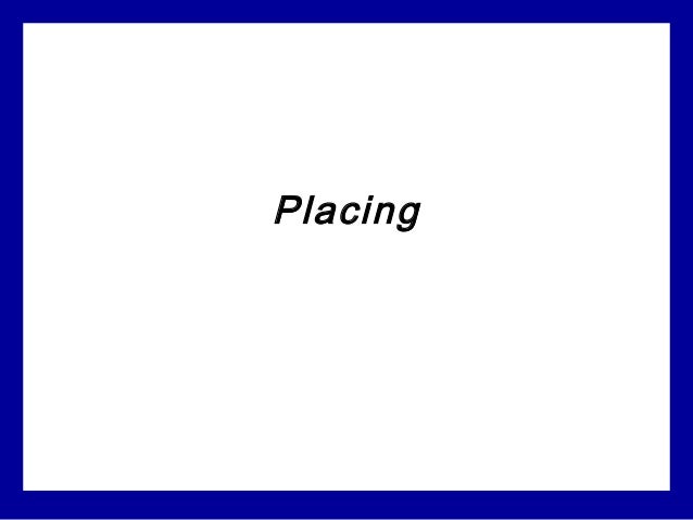Placing in marketing