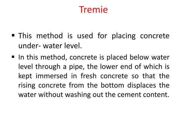 Placing of concrete | PPTX | Civil Engineering Industry | Industries