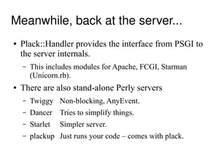 Get your teeth into Plack | PDF | Web Development | Internet