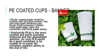 Pla coated paper | PPT