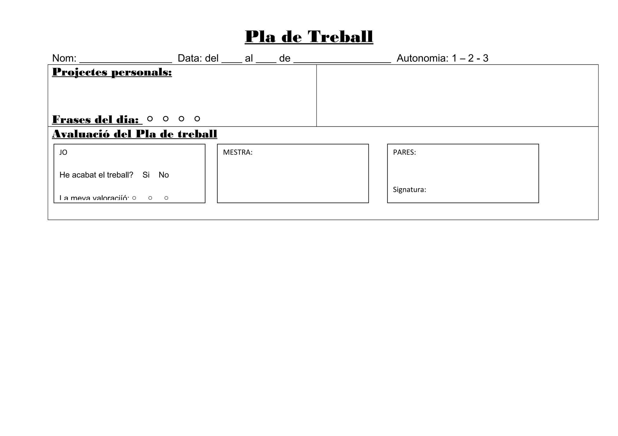 Pla de treball 1 | DOC