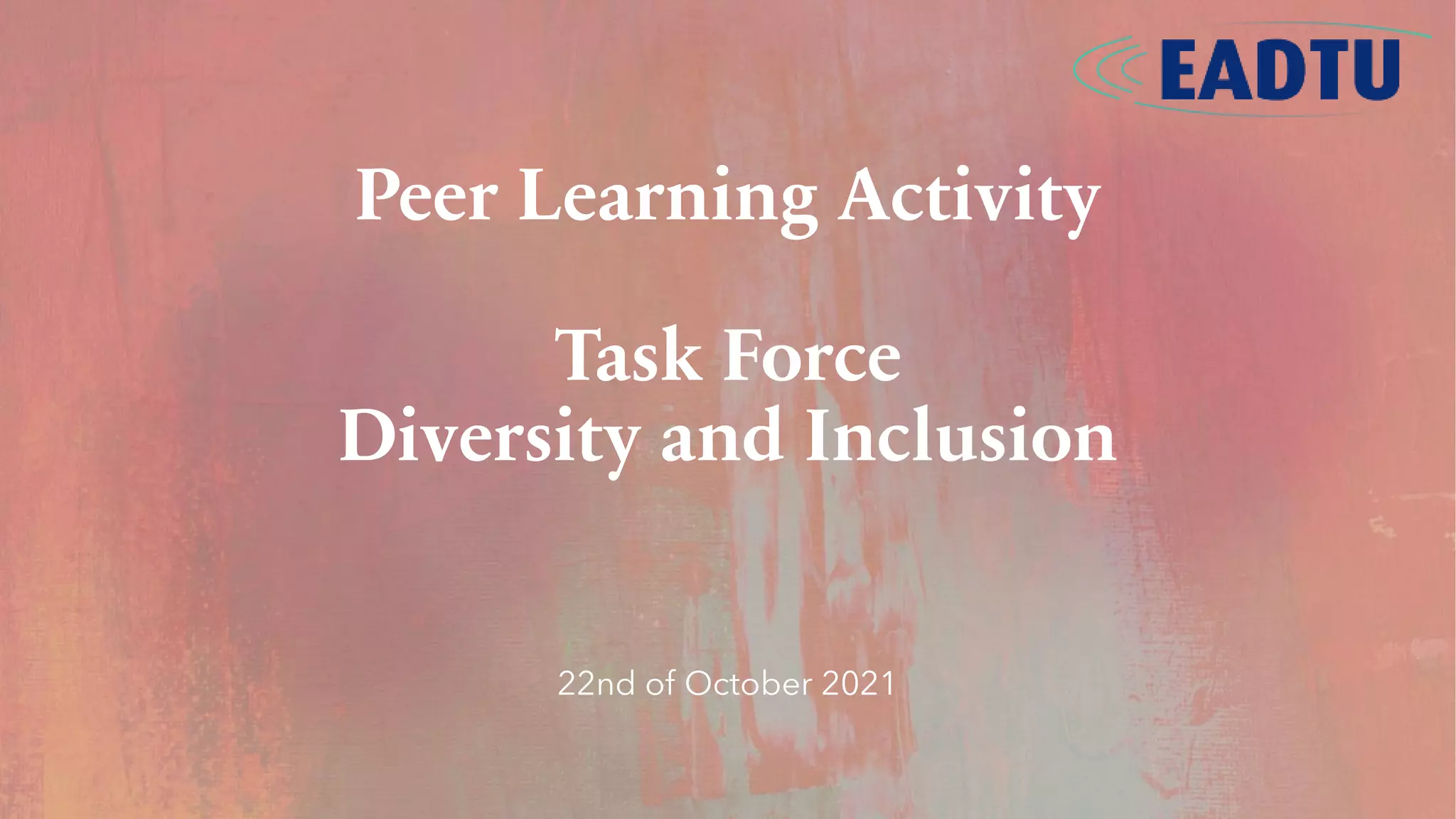Task Force Diversity and Inclusion PLA - learning_disorders | PPT