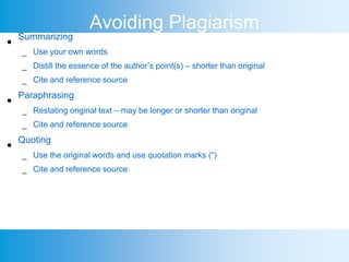 Plagiarism lecture 2020 | PPT