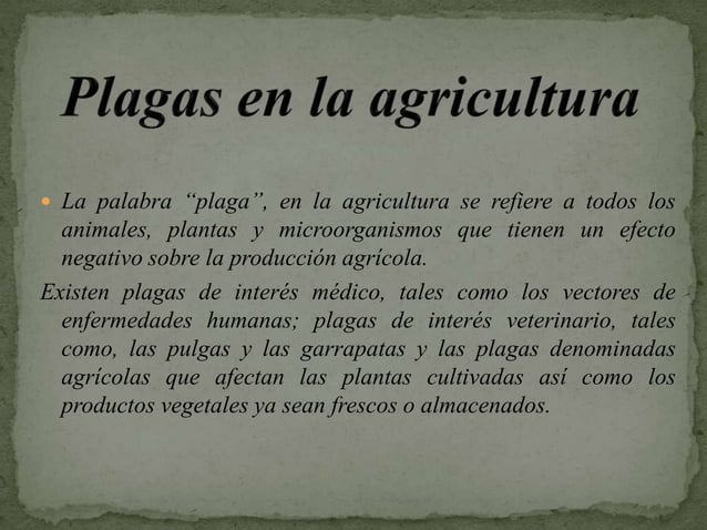 Plagas Y Epidemias | PPT