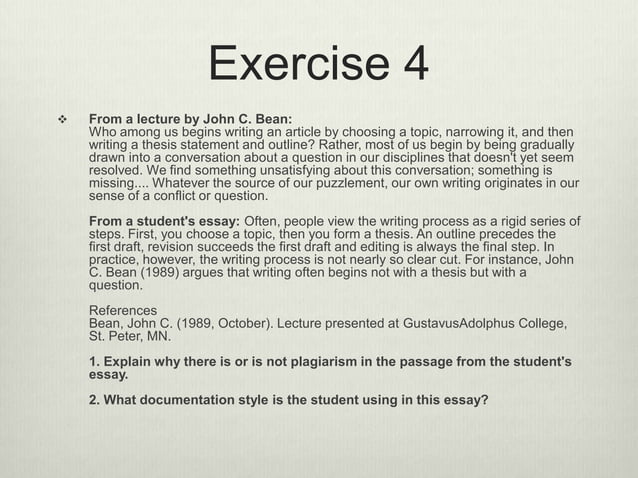 Paraphrasing, Citing & Quotations | PPTX