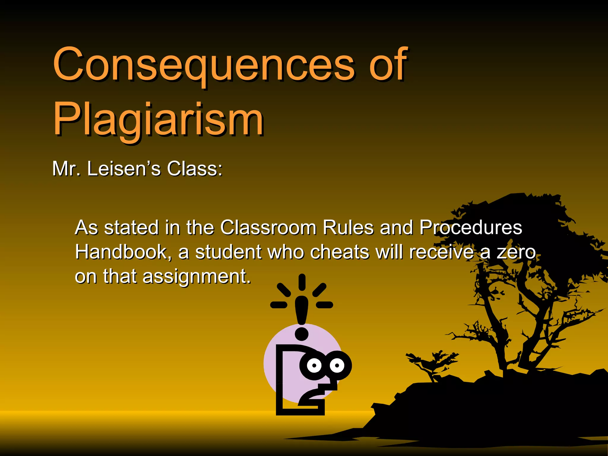 Intro to Plagiarism - 9th grade | PPT