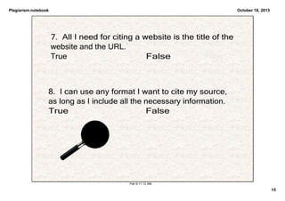 Plagiarism | PDF